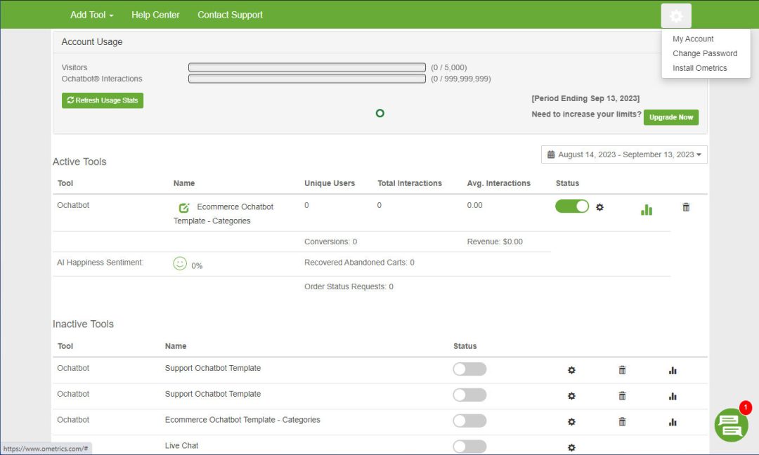 Get Started Building a Chatbot | Ochatbot | Ometrics