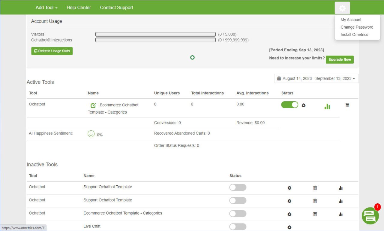 Get Started Building a Chatbot | Ochatbot | Ometrics