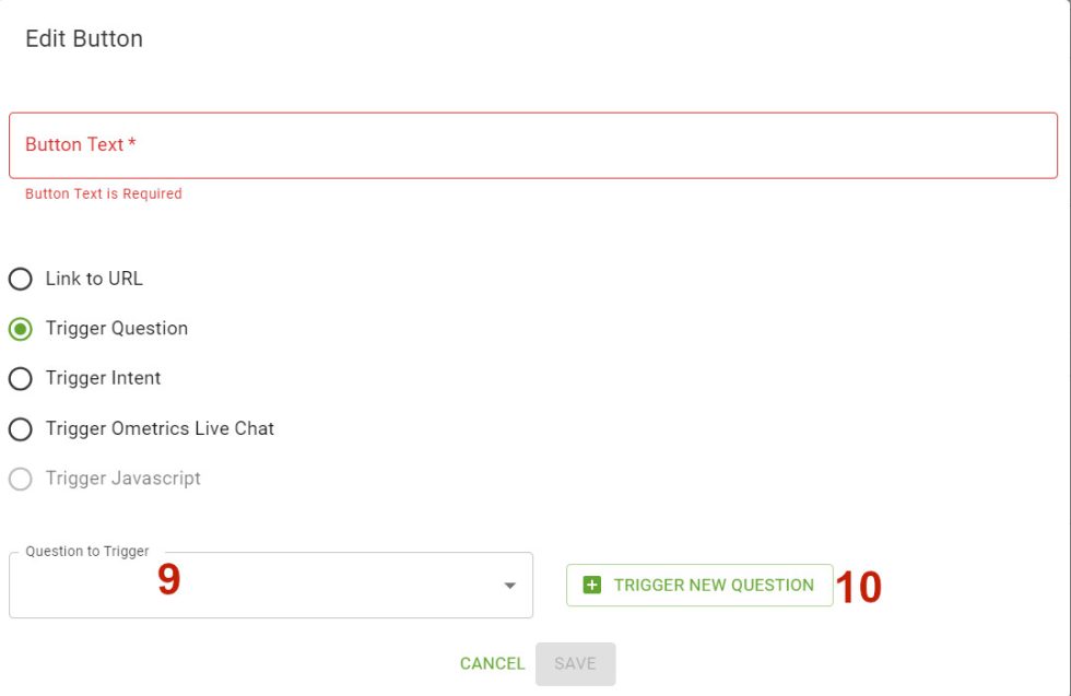 Build a Chatbot with the Ochatbot Questions Tab | Support | Ometrics